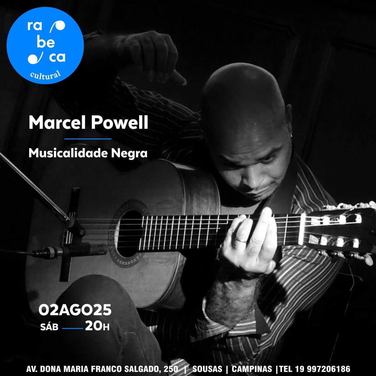 Marcel Powell apresenta “Musicalidade Negra” na Rabeca Cultural em ...
